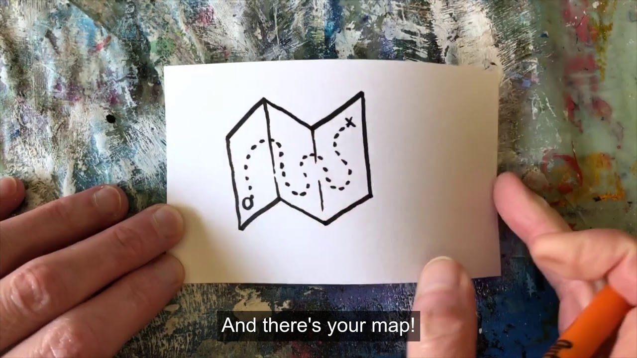 Visual Thinking Drawing Tutorial: Let's draw a map!
