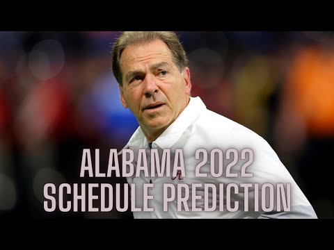 Alabama Crimson Tide 2022 College Football Schedule Prediction