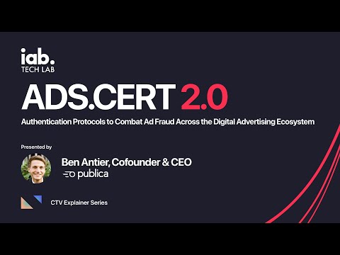 How does Ads.cert 2.0 work in CTV?