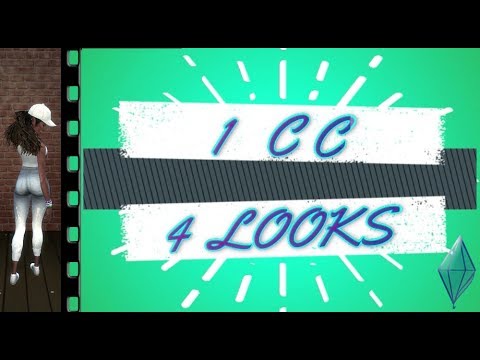 1 cc 4 looks : jeans designs forever