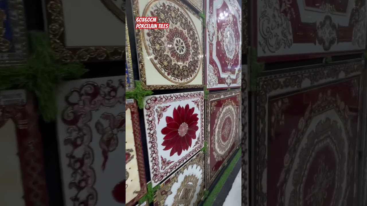 60x60cm porcelain tiles rangoli tiles #tiles #floortiles #viral #vitrifiedtiles