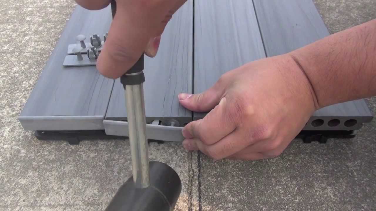 Deck-A-Floor End Cap Installation
