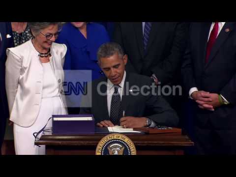 OBAMA SIGNS WATER RESOURCE REFORM ACT