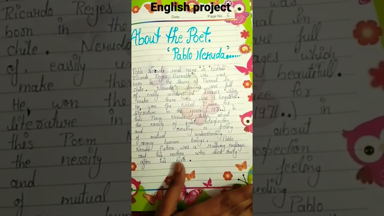 English project work 12 class...... keeping quiet... project file cpsc