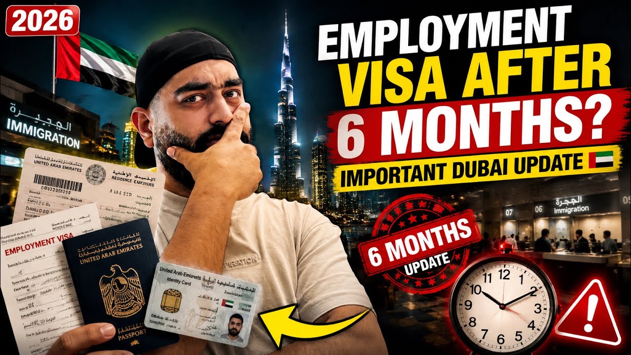 Dubai Job Seekers IMPORTANT UPDATE 2026 🚨 What Happens After 6 Months?