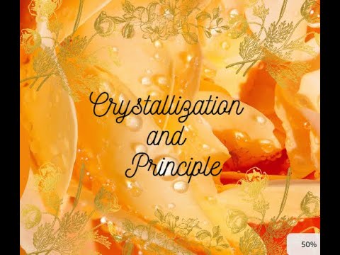 define crystallization and its principle