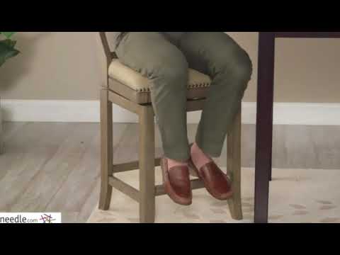 Belham Living Oliver Square Seat Swivel Counter Stool Product Review Video