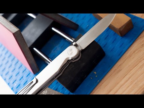 Tactile Knife Co. Rockwall, sharpened on Venev benchstones at 15° per side.