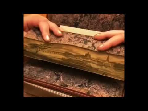 Hidden drawings on the edges of old books