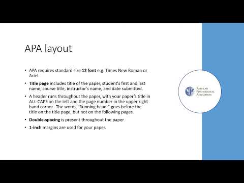APA Format