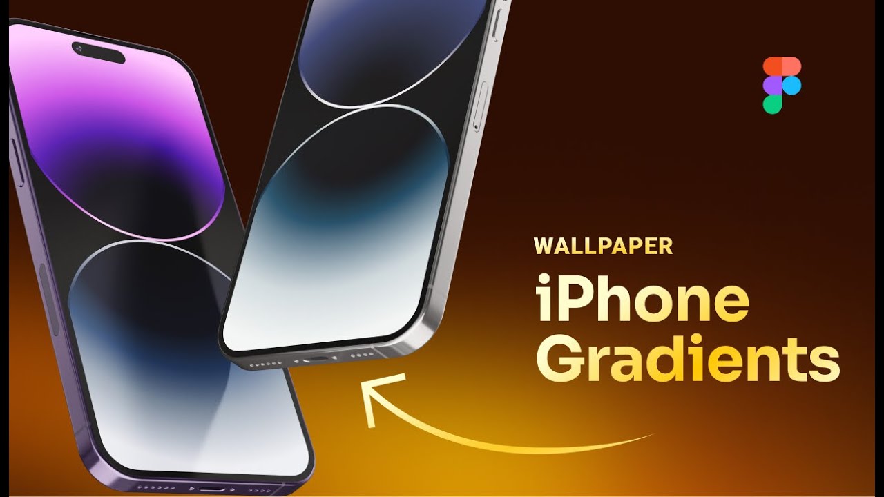 How to Design iPhone Wallpaper in Figma using Gradients