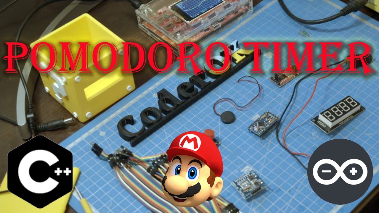 A Pomodoro timer - based on Arduino Pro Mini and stylized as a Mario block (code on github)
