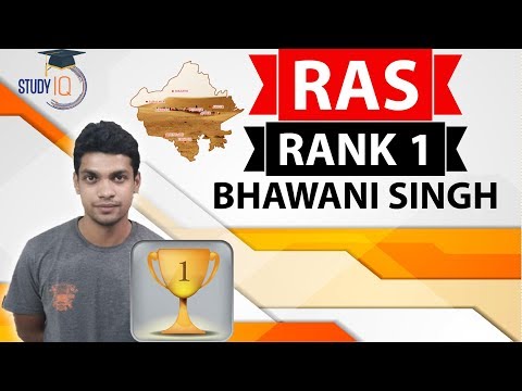 RAS Topper Interview Bhawani Singh Charan RANK 1 - Strategy for ...