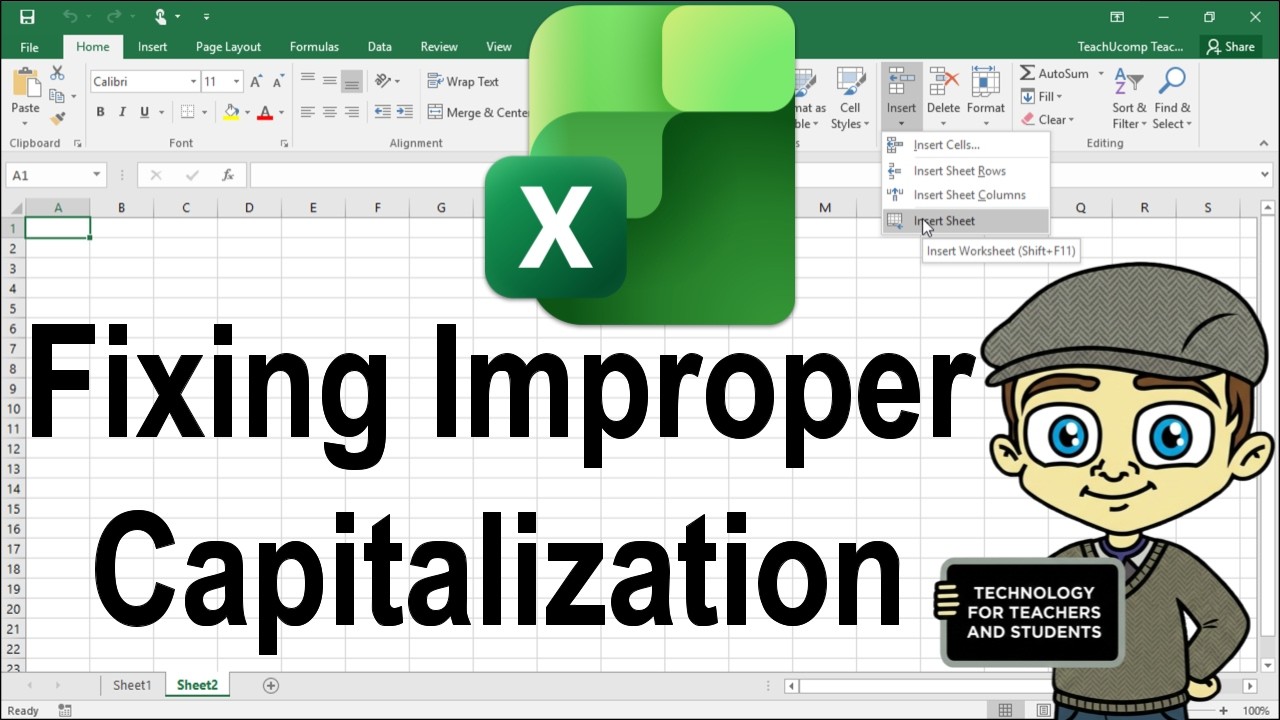 Fixing Improper Capitalization in Excel Using the Proper Function
