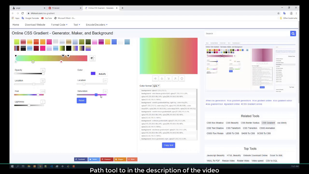 Online CSS Gradient - Generator, Maker, and Background