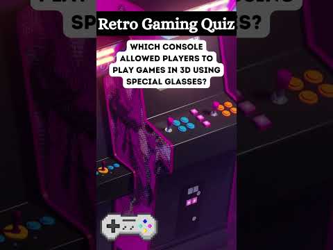 Which Console Used 3D Glasses? #quiz #trivia #videogametrivia