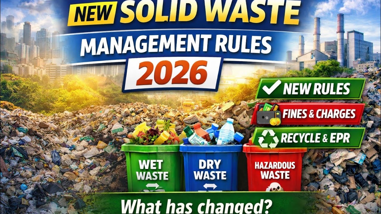 New Solid Waste Management Rules 2026 Explained | Waste Rules India | JP Gyan