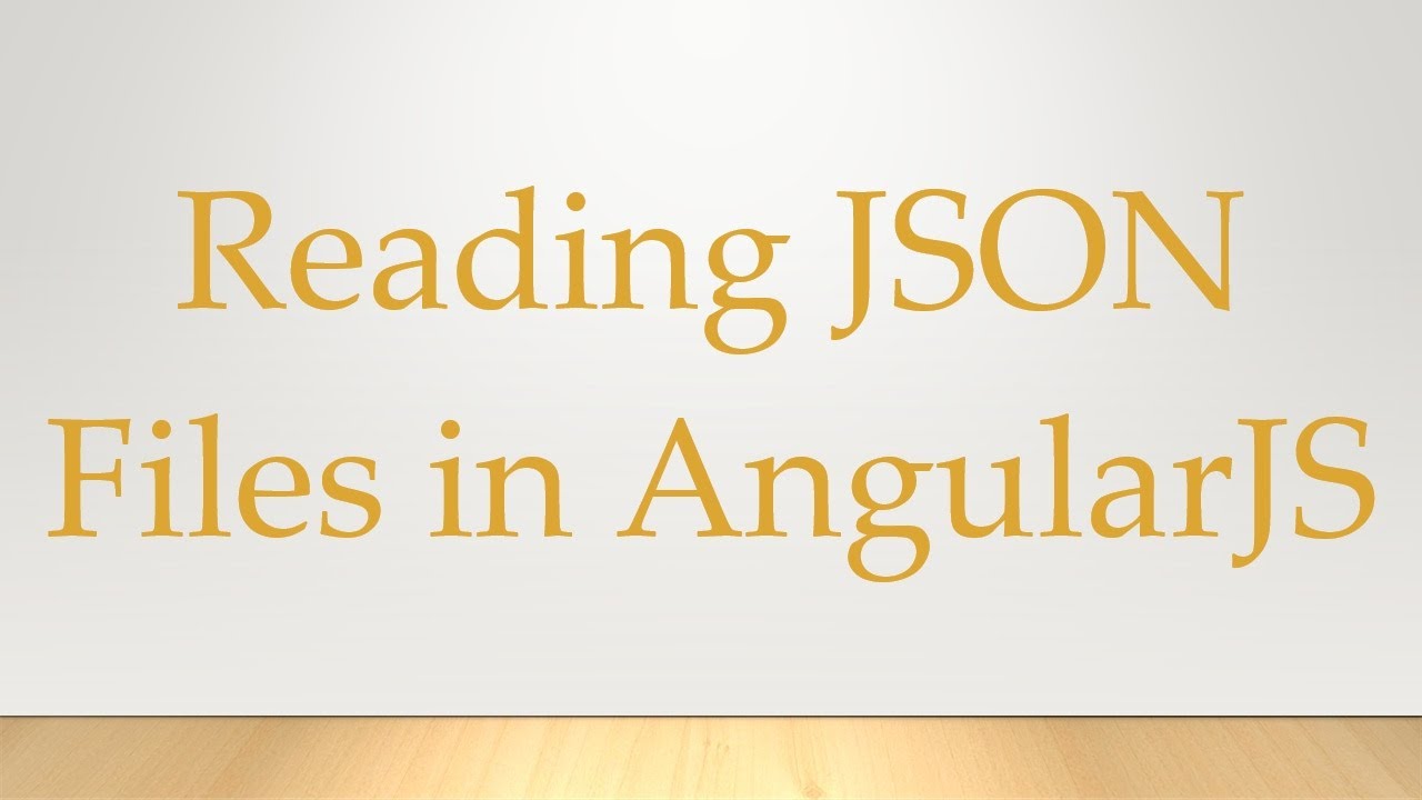 Reading JSON Files in AngularJS