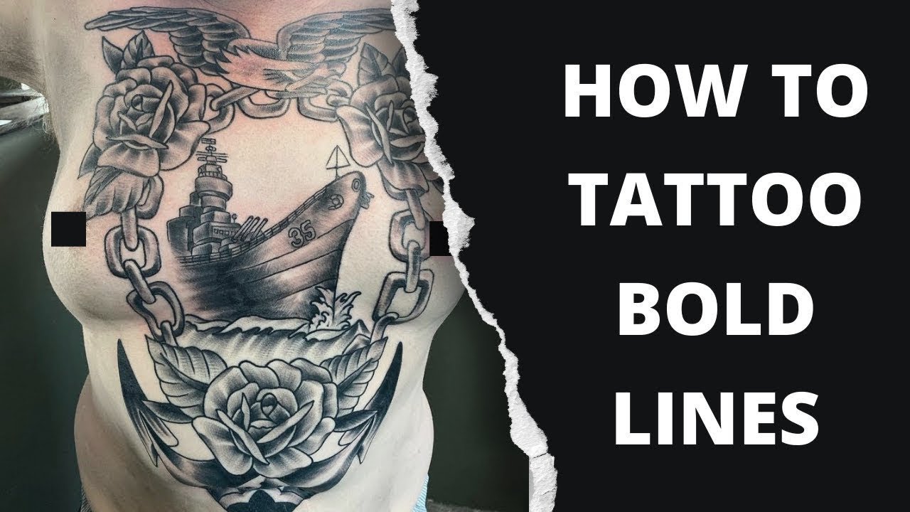 How To Tattoo Bold Lines