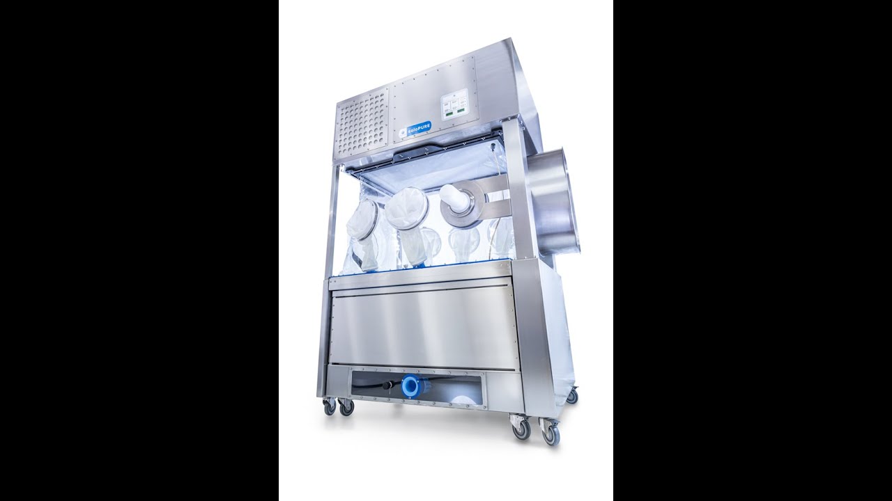 soloPURE Aseptic Flexible Isolator Animation