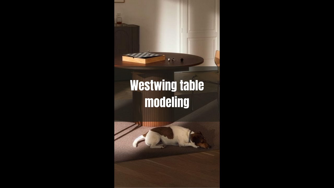 Table modeling using path deform in 3ds max