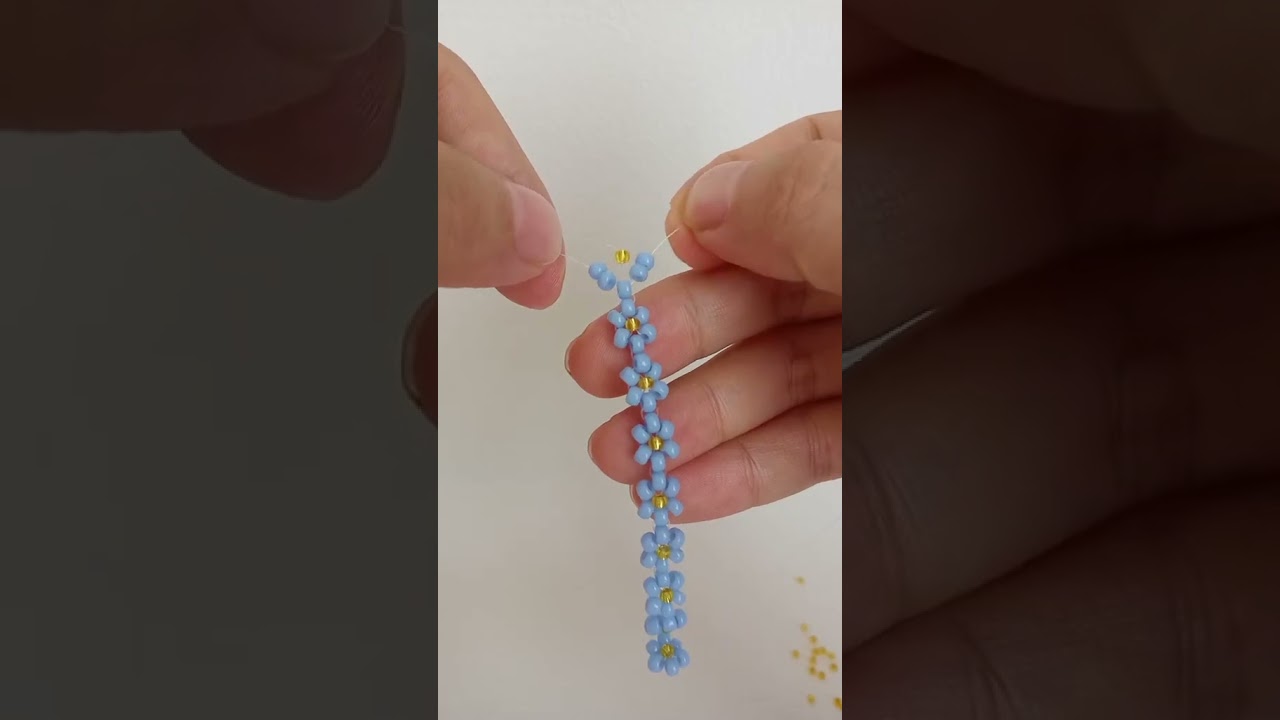 Daisy bracelet tutorial #diybracelet #howtomakeabeadbracelet #bracelet #jewelry #diyjewelry #beads