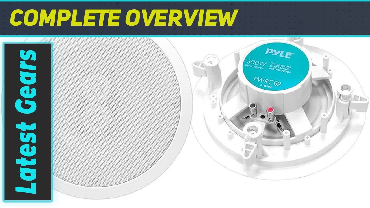 Pyle PWRC62 WHITE 6.5” Ceiling Wall Mount Speakers - Comprehensive Review