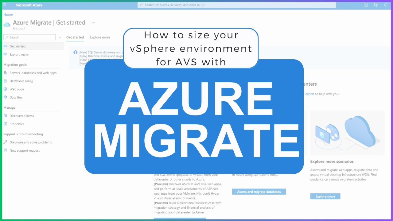 Assess your VMware Infrastructure with Azure Migrate