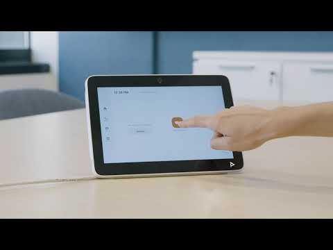 Poly TC10 Meeting Room Scheduling/Video Conferencing Touch Panel, Black ...