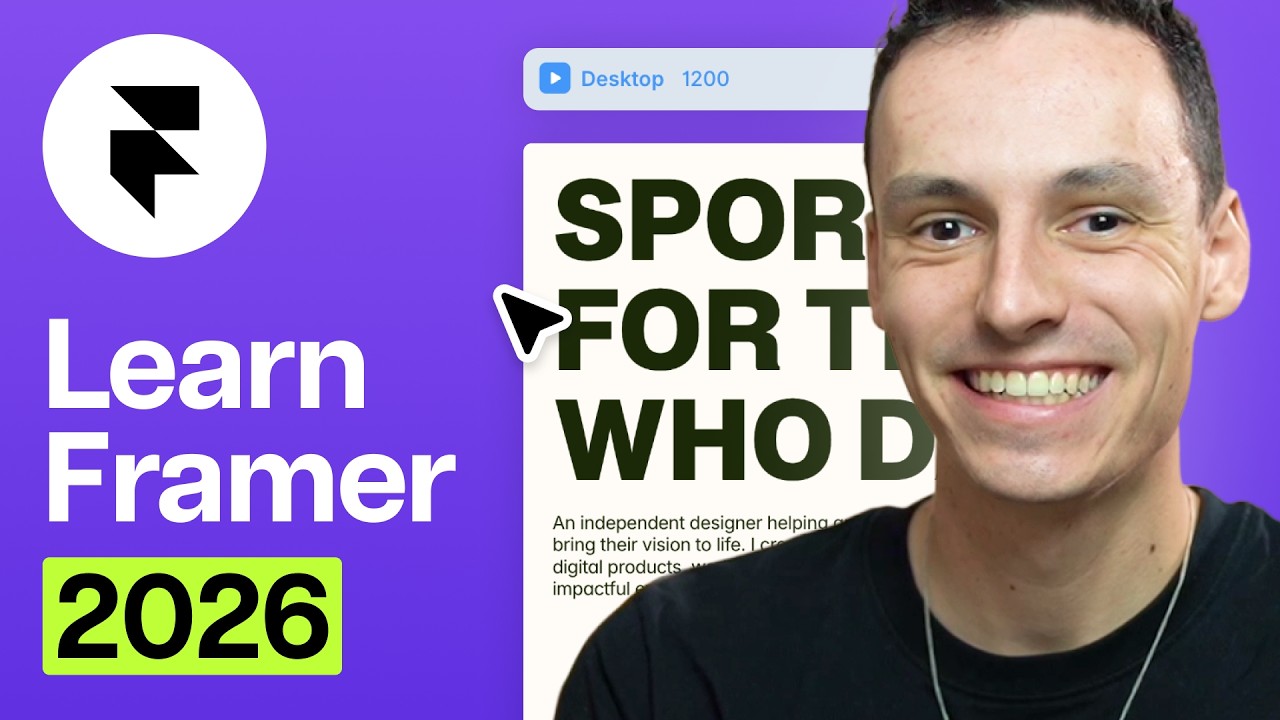 Framer Tutorial for Beginners (2026)