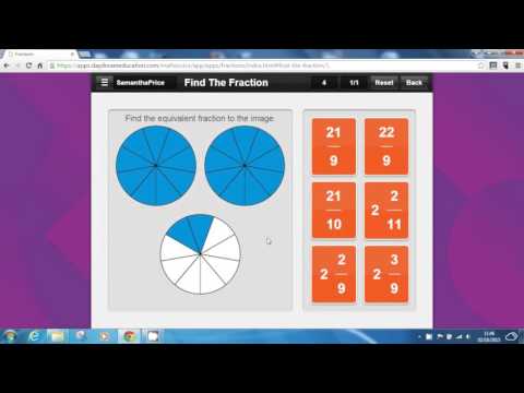 Fractions Maths App - Maths Tutor: The Best Fractions App for iPad, Android & Web browsers