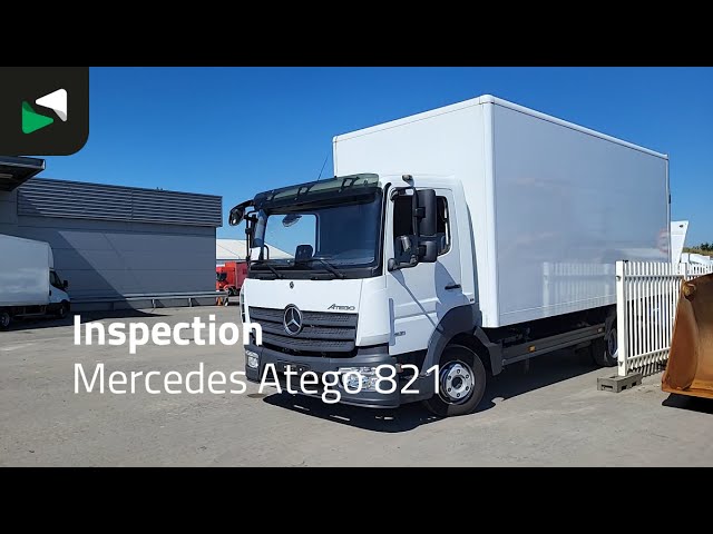 Mercedes Atego 821 4X2 Tang Type: 19-60064 Box body truck - BAS World