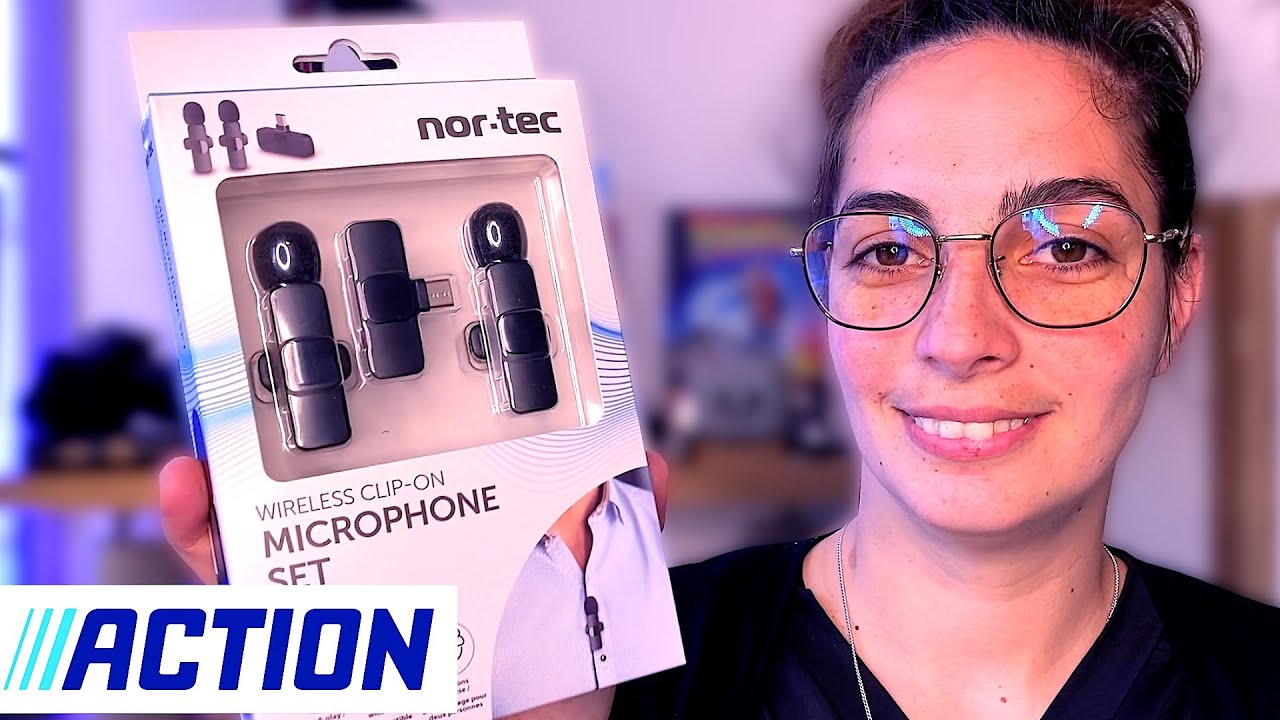 the Nor-Tec wireless lavalier microphone kit from ACTION