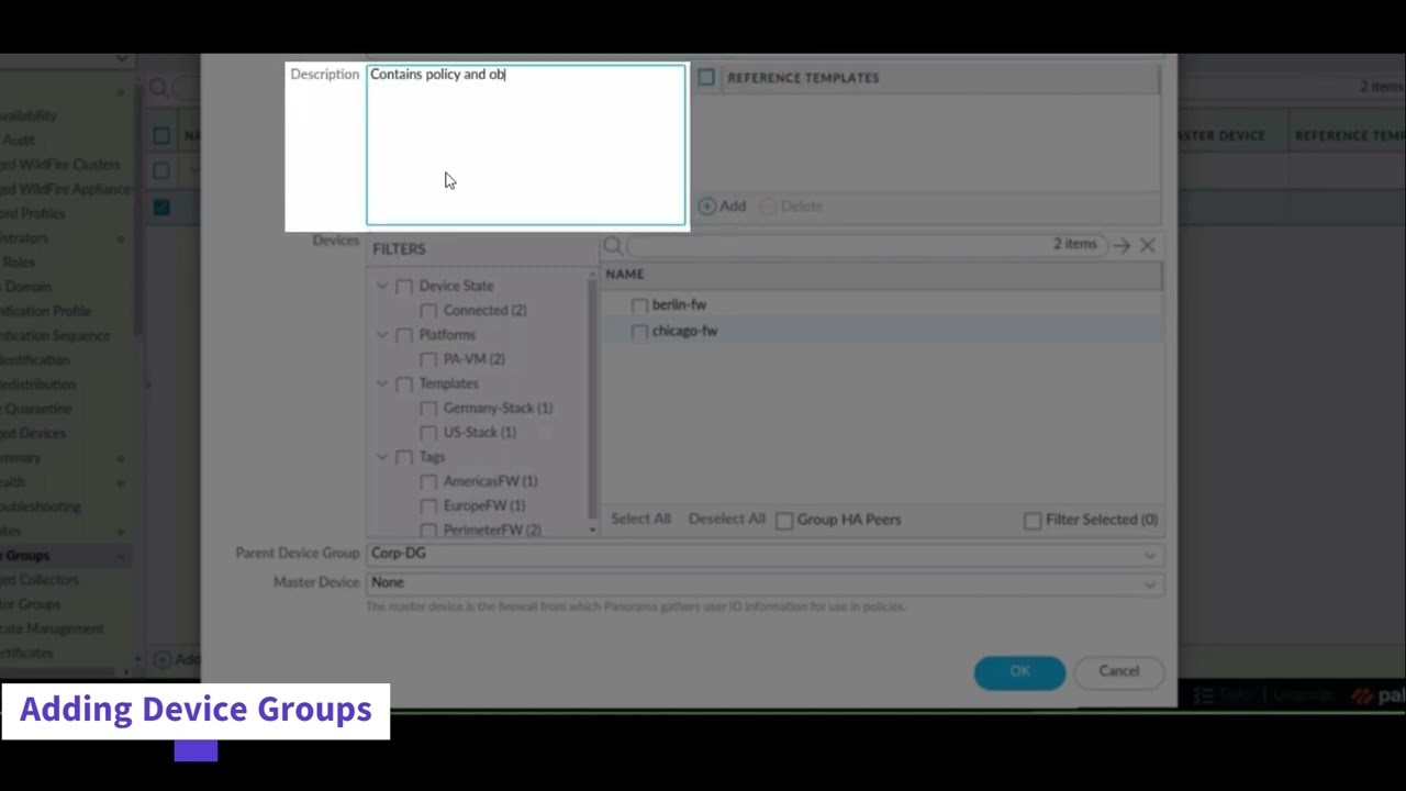 14 Adding Device Groups