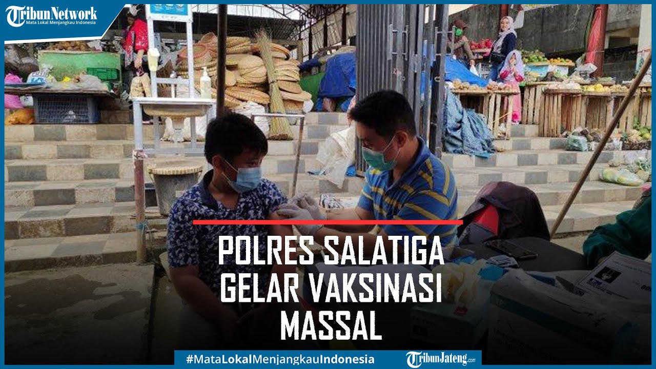 Polres Salatiga Gelar Vaksin Massal dengan Cara Jemput Bola