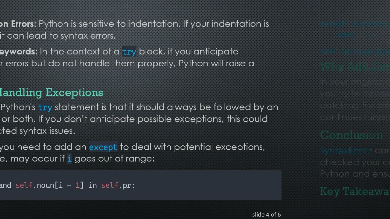 Understanding Python SyntaxError: How to Fix Your Code's Syntax Issues