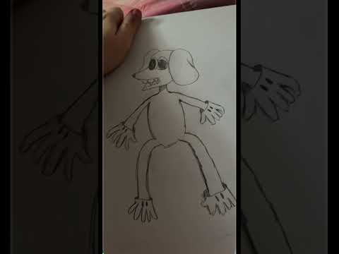 A cartoon dog drawing @Lunar_Cookiez23 made for me #cartoondog #trevorhenderson #antizoo