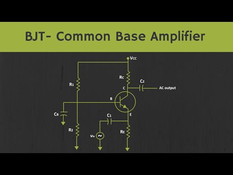 BJT- Common Base Amplifier Explained Video Lecture - Crash Course ...