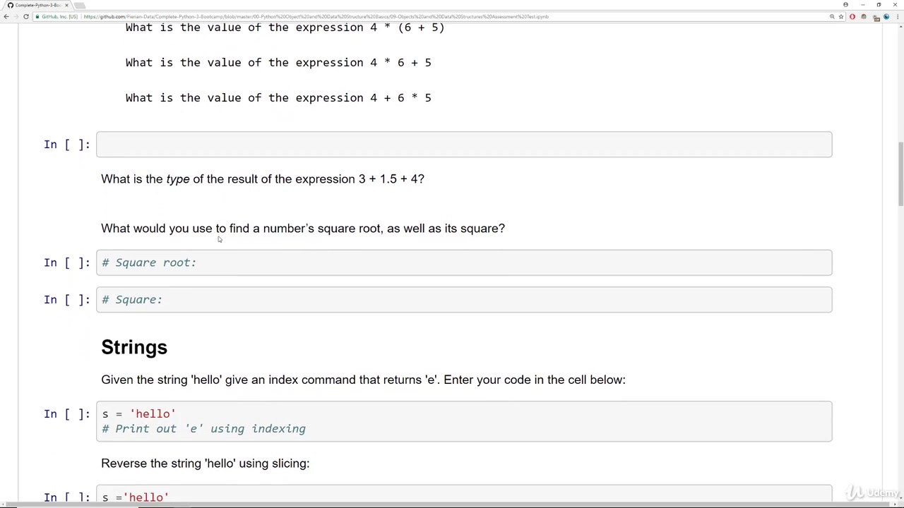 23 Python Objects and Data Structures Assessment Test Overview - Python Bootcamp