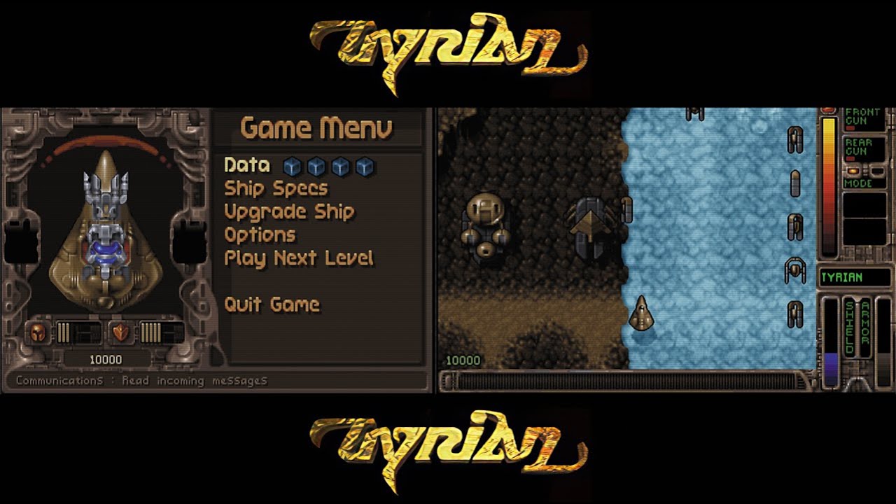 Play  Tyrian on modern computers with Open Tryian Source Port