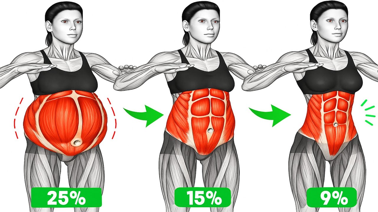 30 Minute Belly Fat Workout That Actually Works | Proven Exercises For Women At Home