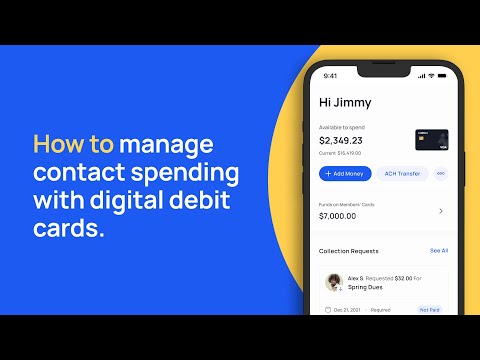 How to manage group spending with digital debit cards