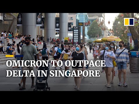 Amid spike in Covid-19, Singapore expects Omicron wave to outpace Delta coronavirus variant