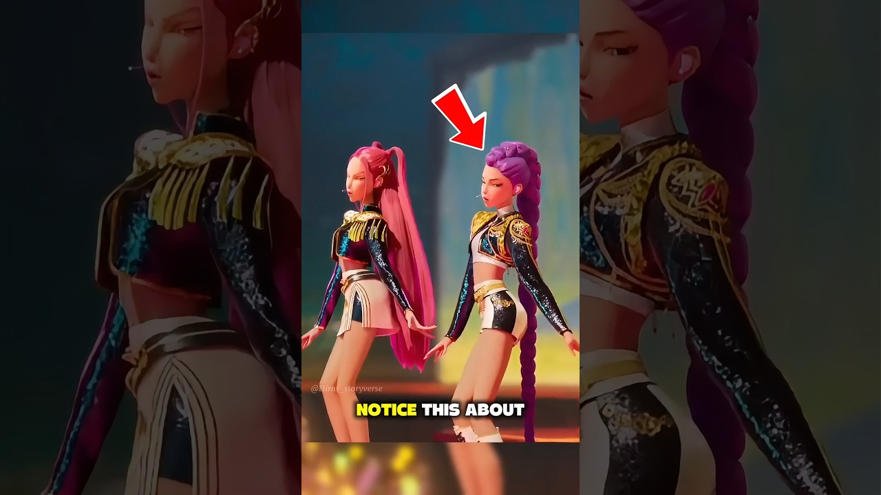 Why does Rumi have only one Pauldron? 😱 | Kpop demon hunters #shorts