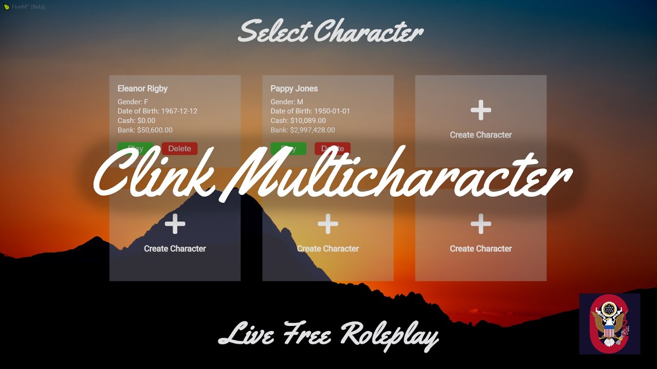 The Most Advanced ESX Multicharacter Script in FiveM