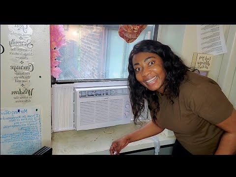 Installing Walmart Midea Air Conditioner 5,000 BTU