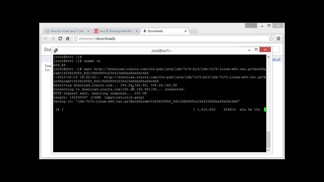 How to Download Java Archive using Command Line ?