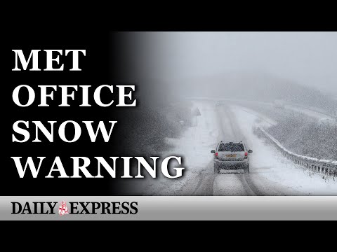 UK weather warning issued as three-days of snow to hit country
