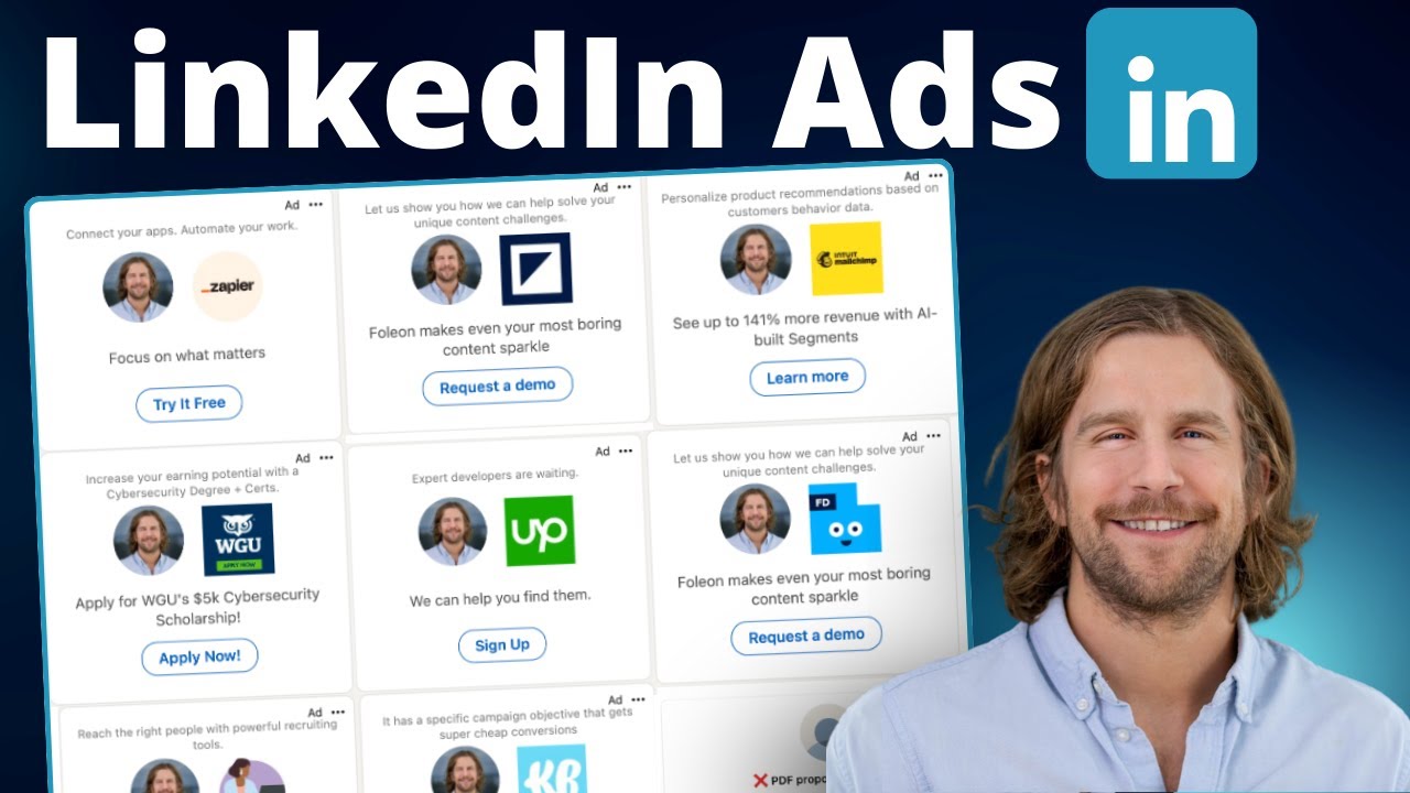 LinkedIn Spotlight Ad Examples - 2025