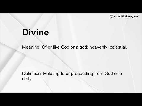 Divine Meaning